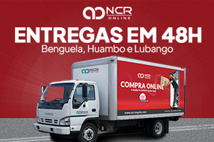 NCR Angola: loja online reduz para 48h o tempo de entregas fora de Luanda